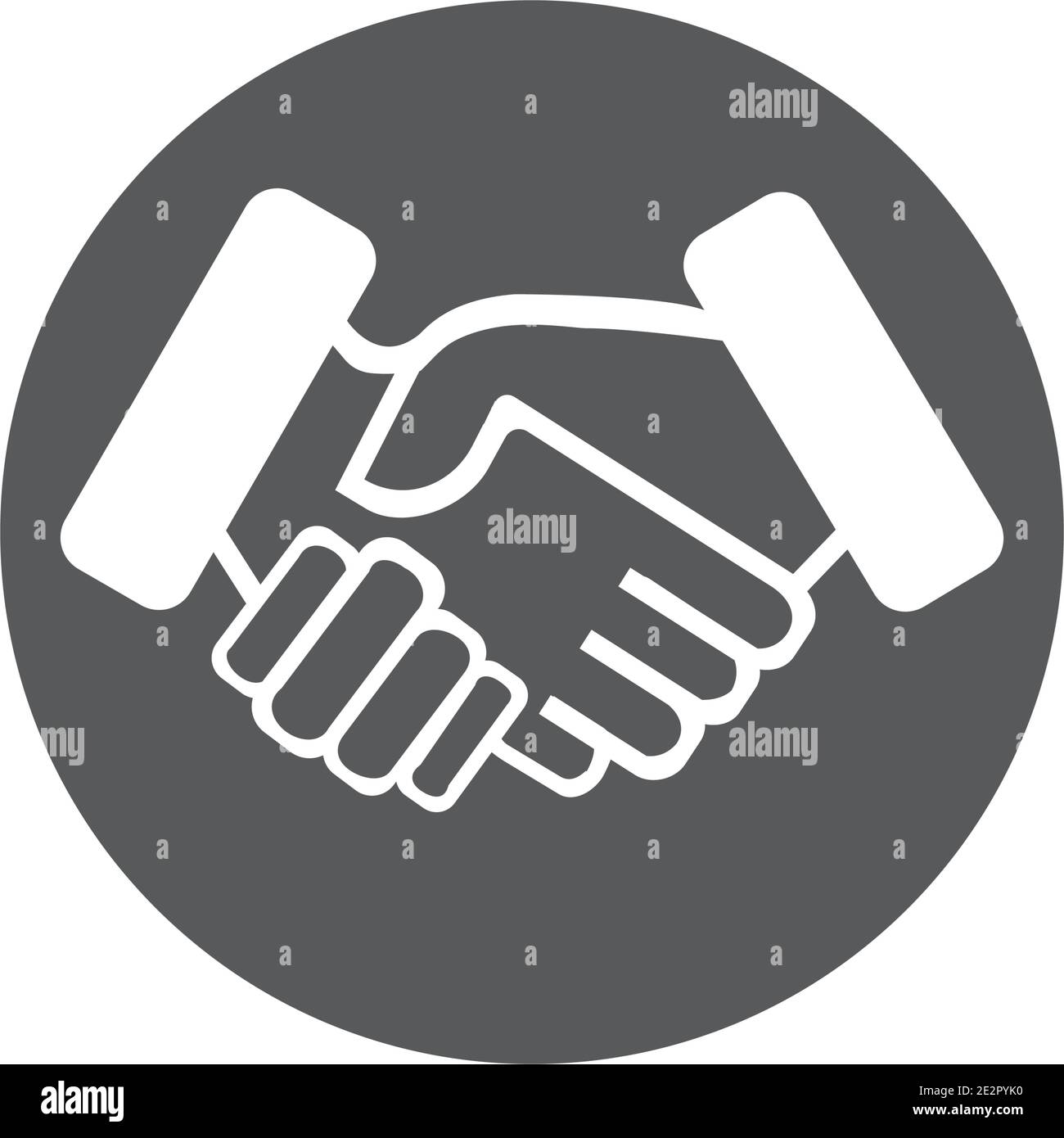 Hand Shake logo template Stock Vector Image & Art - Alamy
