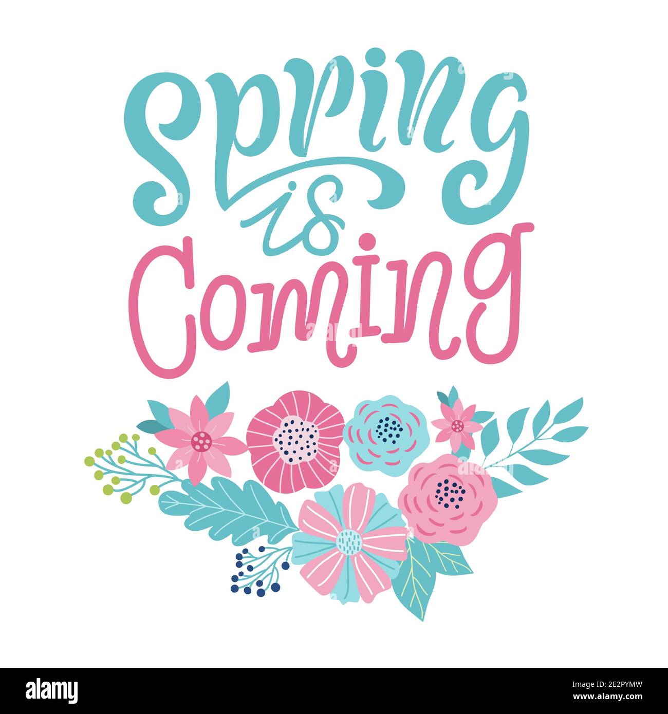 Flower coming Stock Vector Images - Alamy