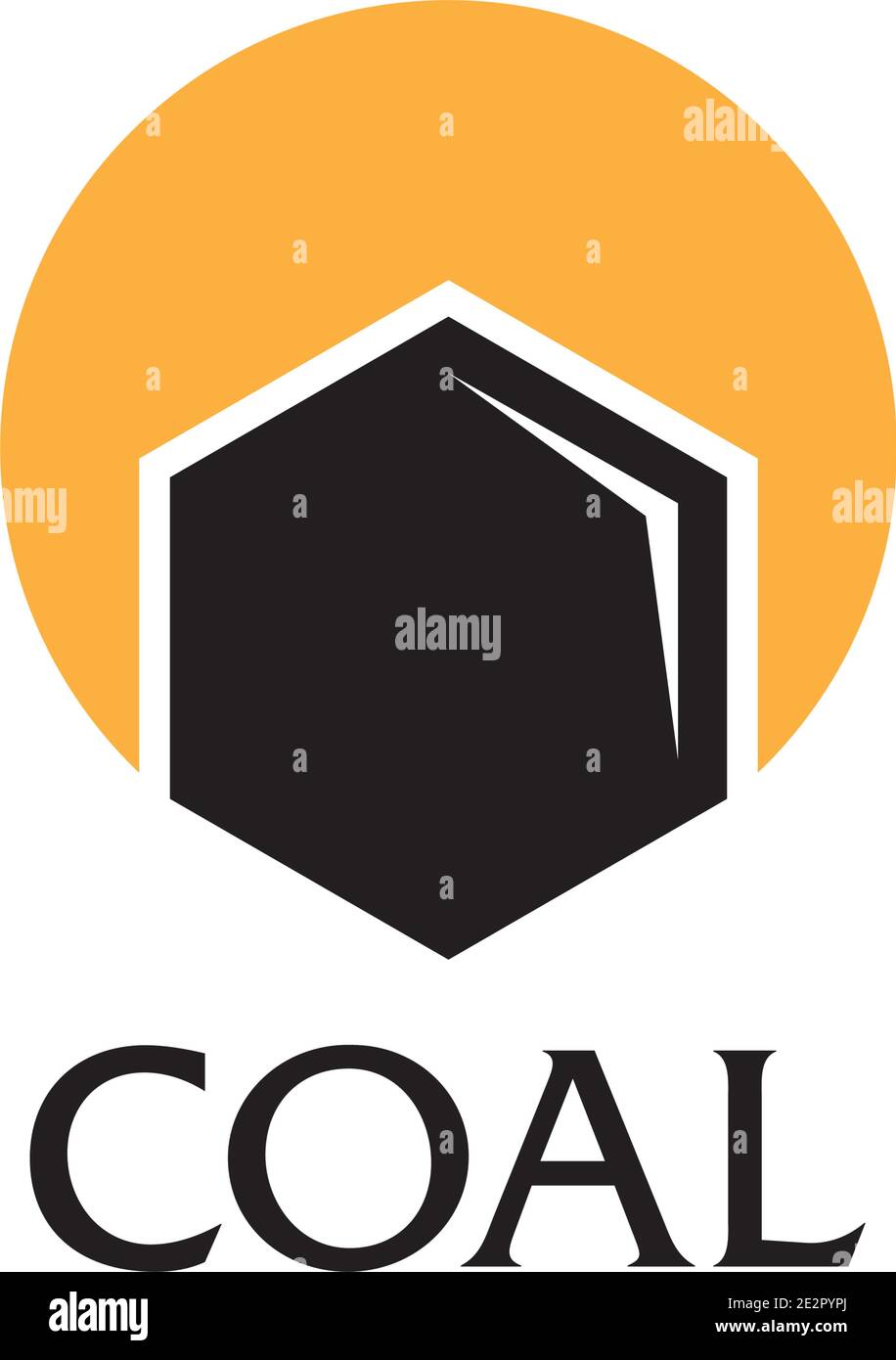 Vector logo of the manufacture and sale of coal Stock Vector Image ...