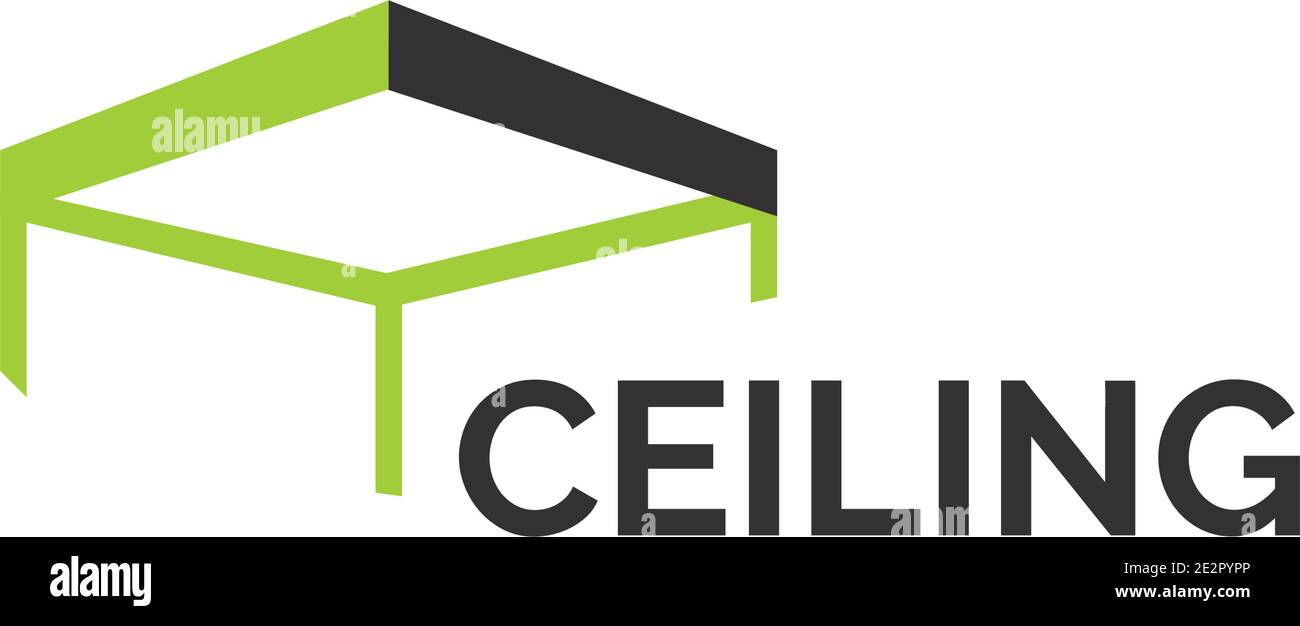 Vector logo of ceiling and stretch ceilings Stock Vector Image & Art ...