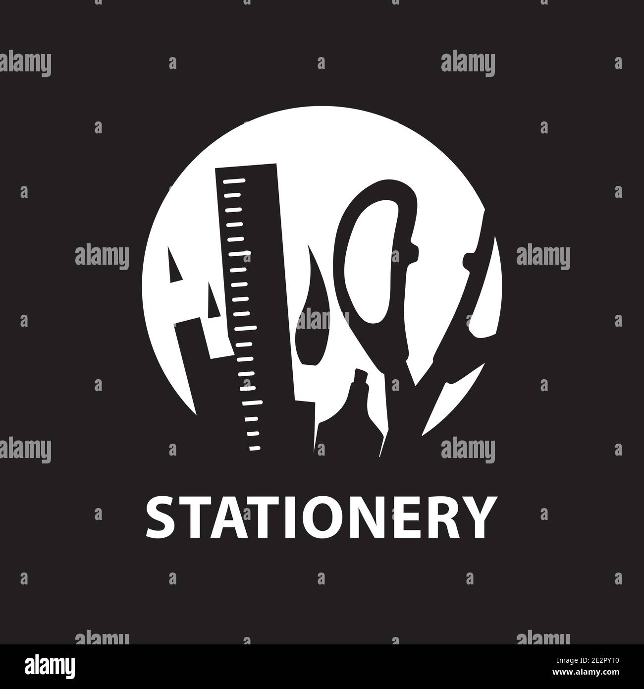 School supply store Stock Vector Images - Alamy