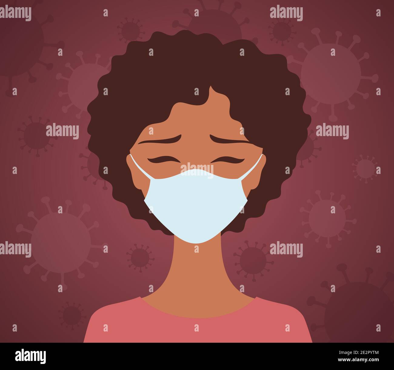 Portrait infection Stock Vector Images - Alamy