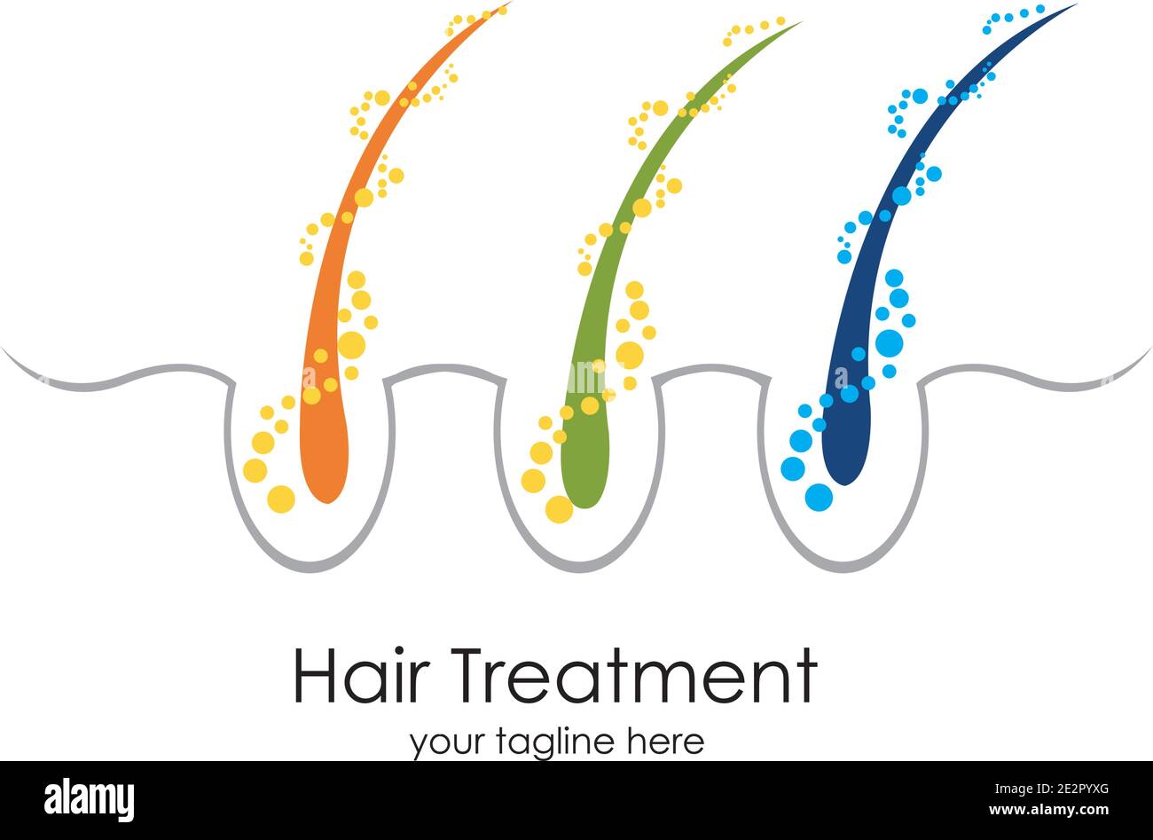 Hair treatments vector icon Illustration design template Stock Vector ...