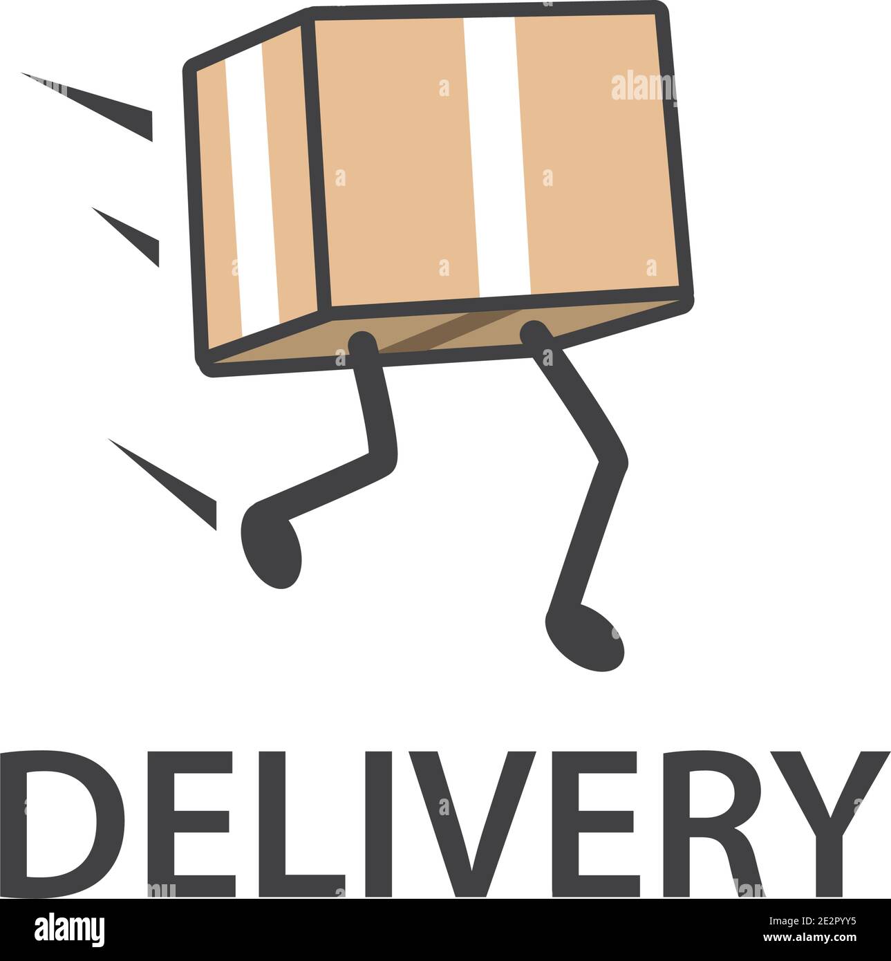 Vector logo of the delivery and transportation service Stock Vector ...