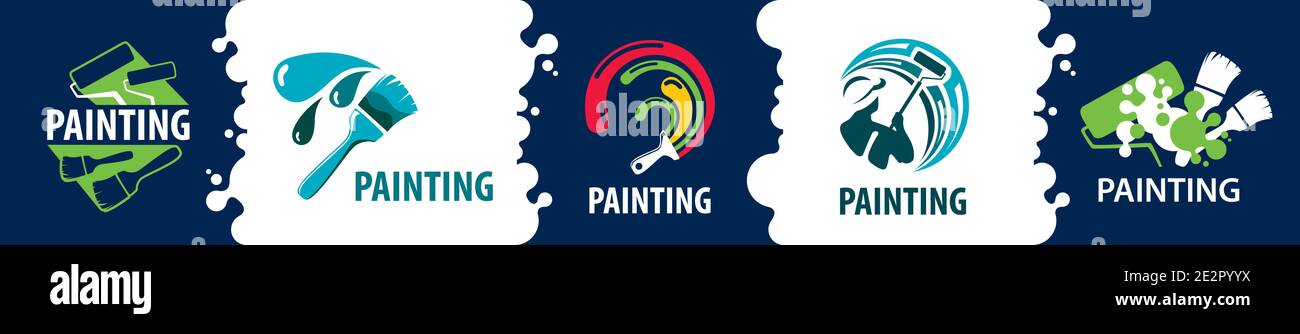 Vector logo of a painter, paint Stock Vector Image & Art - Alamy