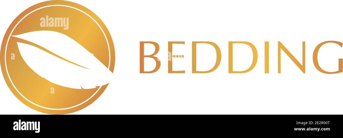 Vector logo of bed linen Stock Vector Image & Art - Alamy