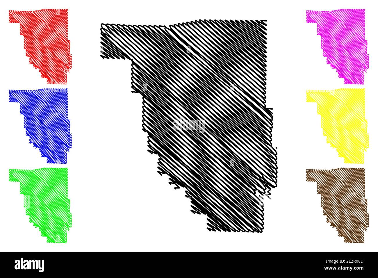 Reynolds vector outline map hi-res stock photography and images - Alamy