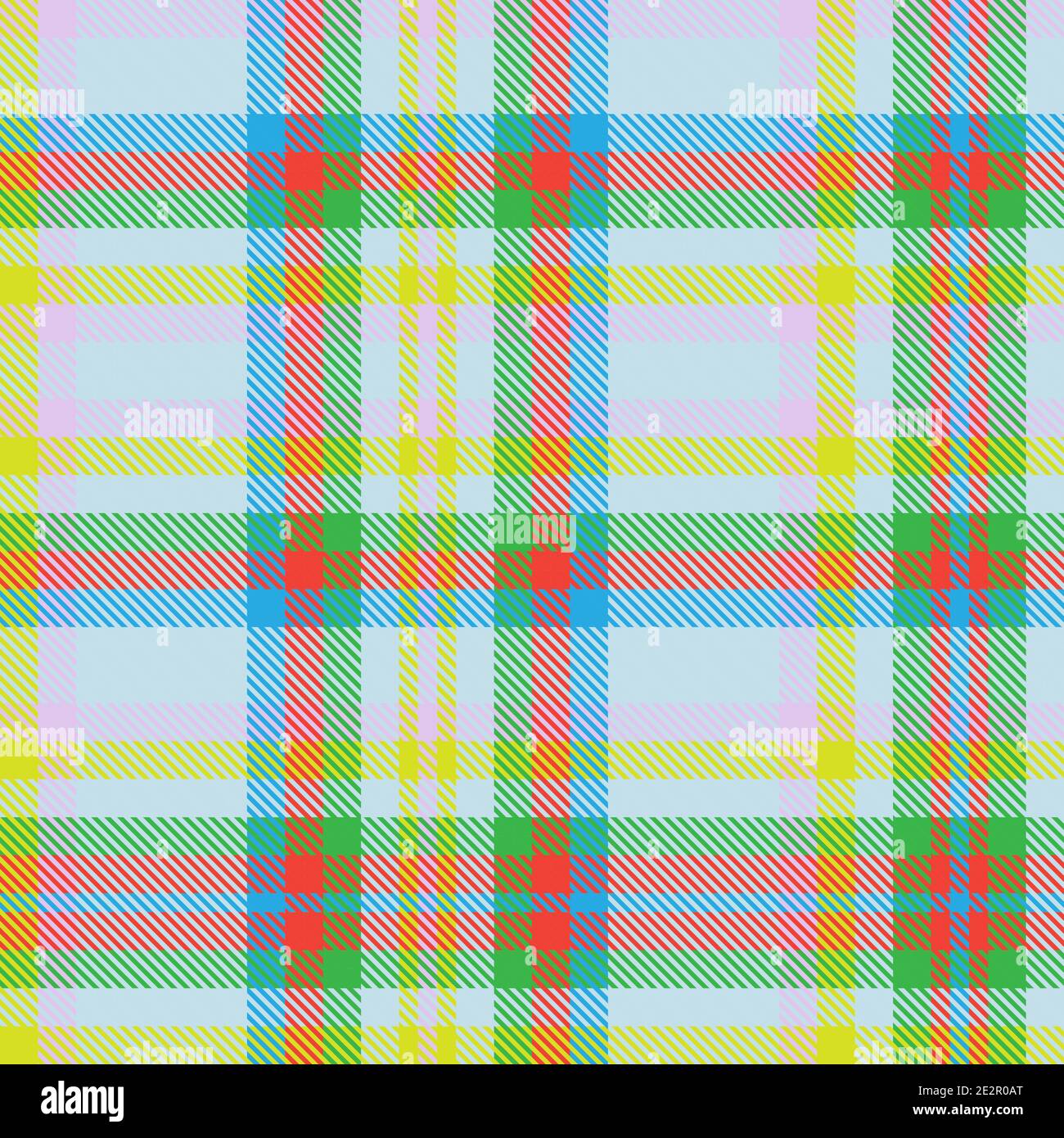 Rainbow Plaid, checkered, tartan seamless pattern suitable for fashion ...
