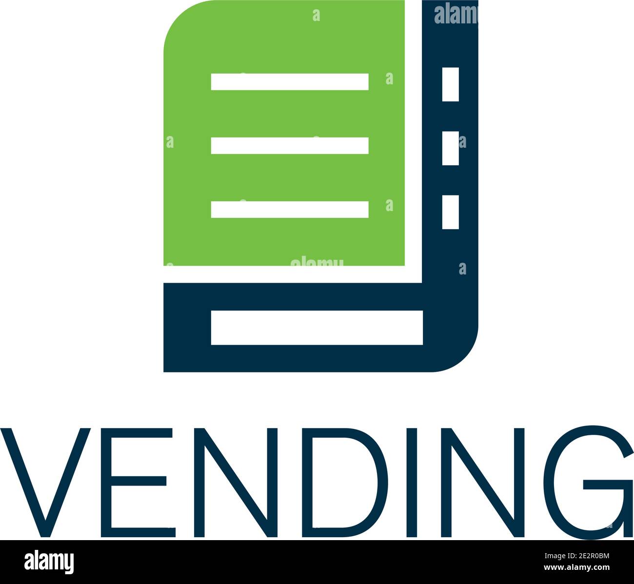 Vector logo of a vending machine with food and drinks Stock Vector ...