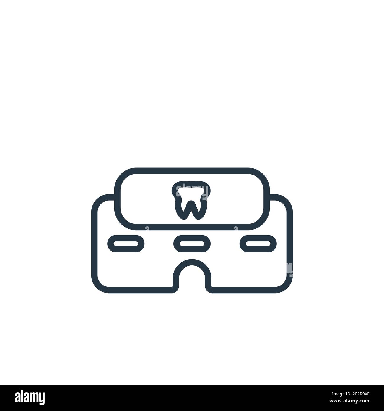 Clinic outline vector icon. Thin line black clinic icon, flat vector ...
