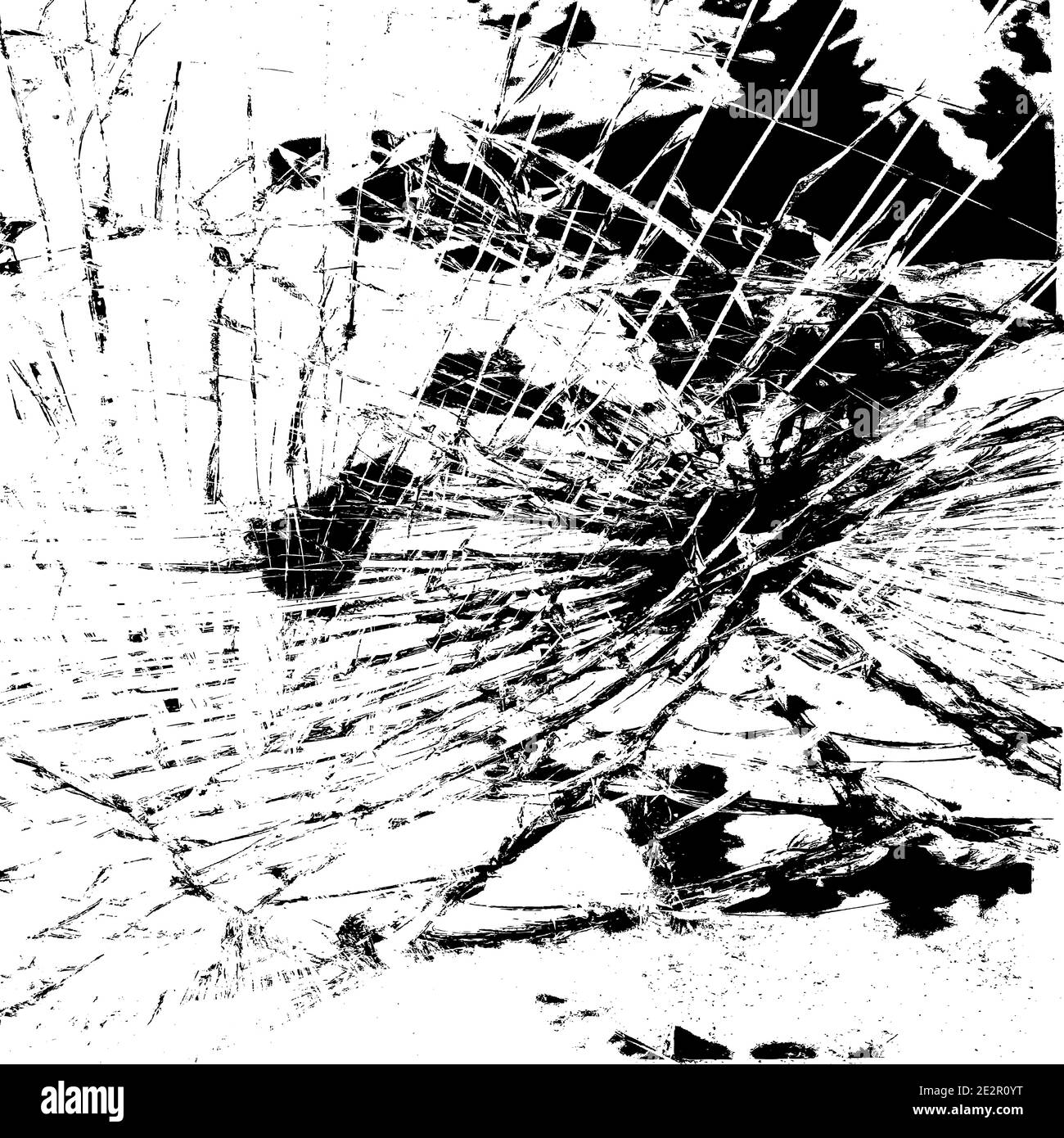 Broken glass overlay Stock Vector Images - Alamy