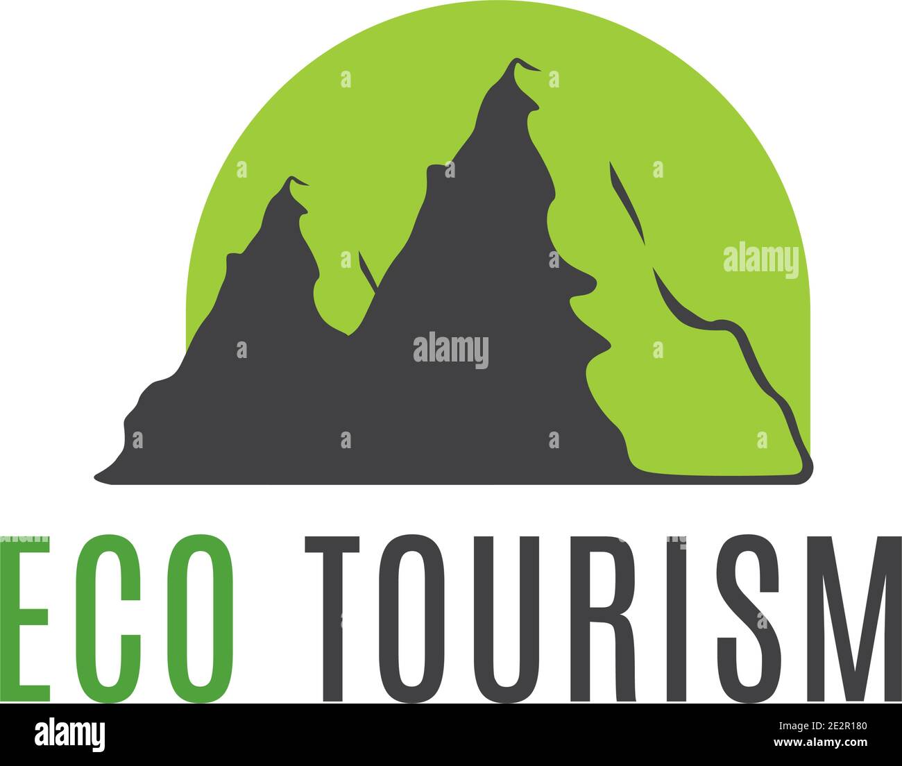 Vector logo of eco-travel, tourism Stock Vector Image & Art - Alamy