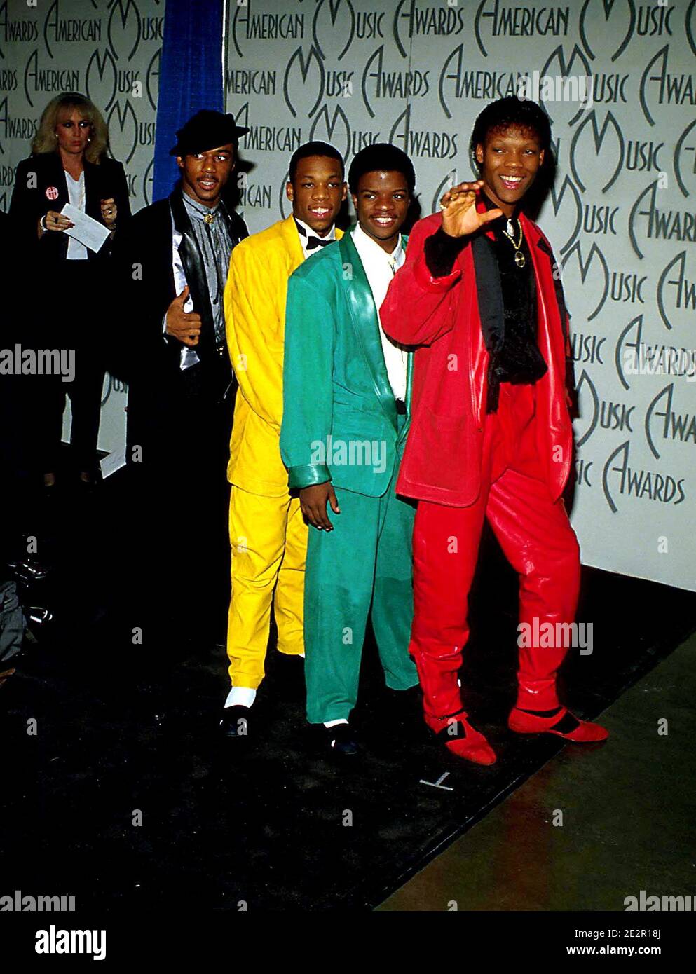 New Edition at the 1986 American Music Awards January 27, 1986. Credit ...