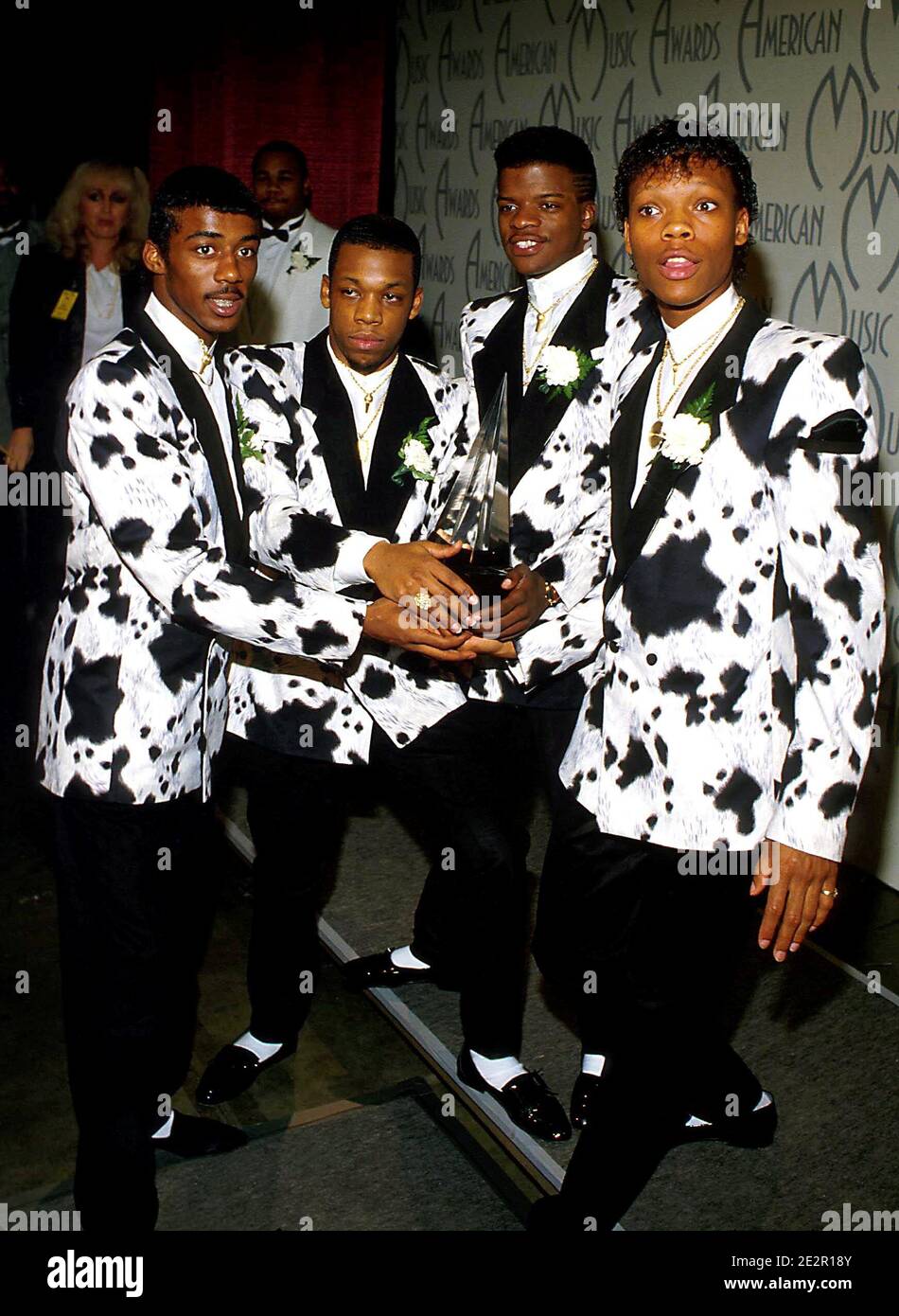 New Edition at the 1986 American Music Awards January 27, 1986. Credit ...