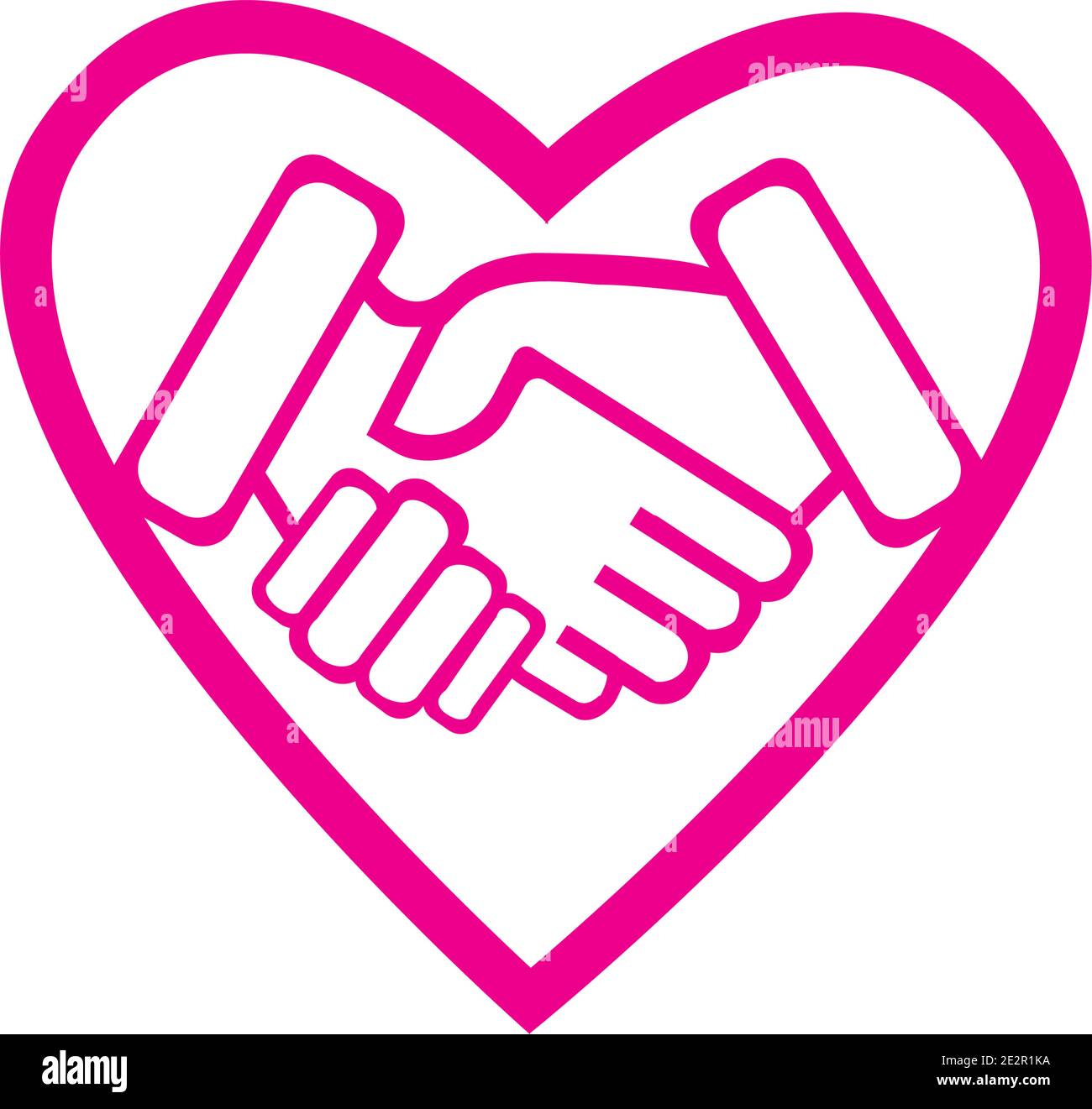 Hand Shake logo template Stock Vector Image & Art - Alamy