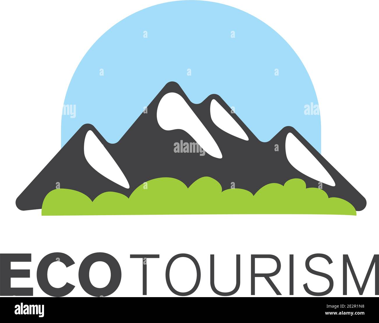 Vector logo of eco-travel, tourism Stock Vector Image & Art - Alamy
