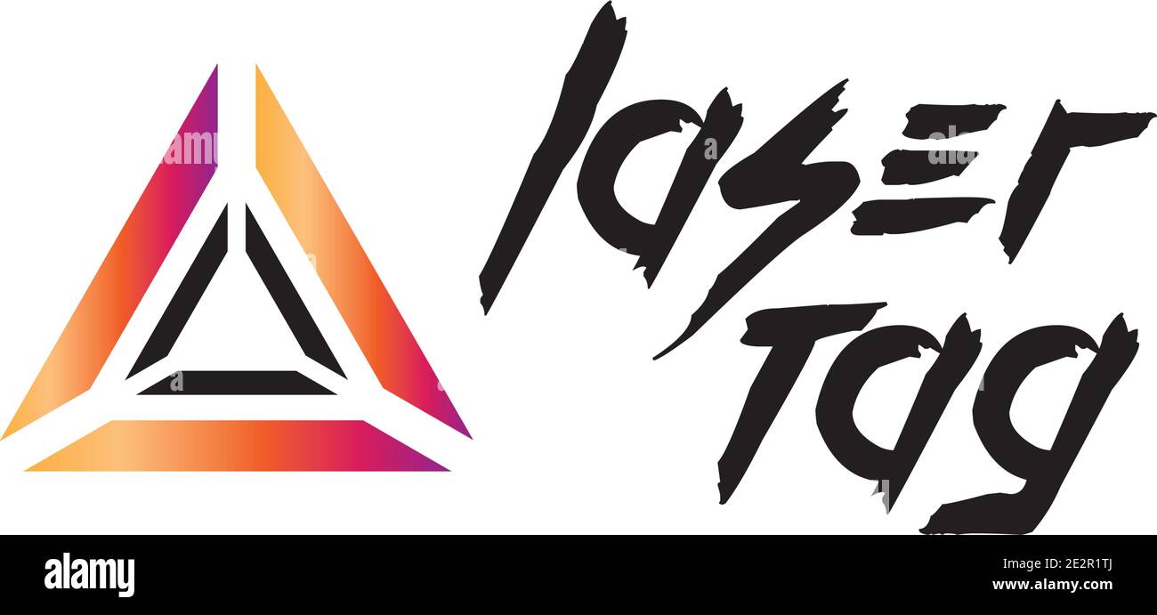 vector logo for laser tag Stock Vector Image & Art - Alamy