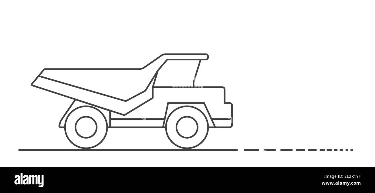 Simple Dump Truck Drawing