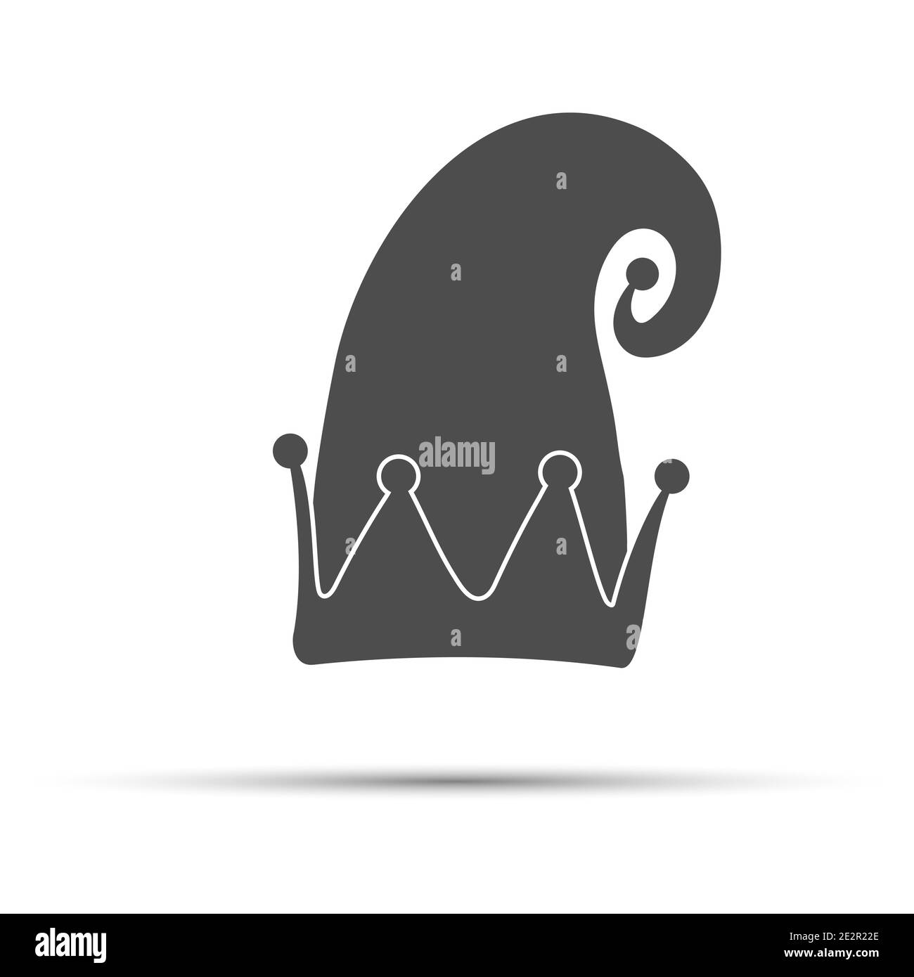 jester's cap. Simple vector illustration for websites, apps and theme ...