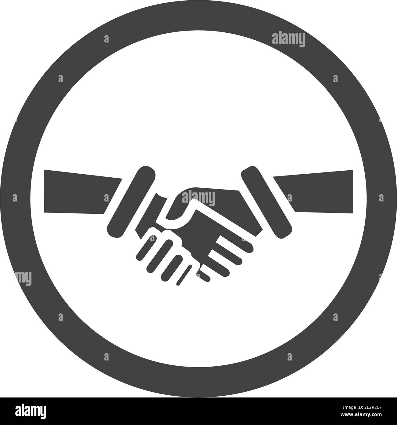 Hand Shake logo template Stock Vector Image & Art - Alamy