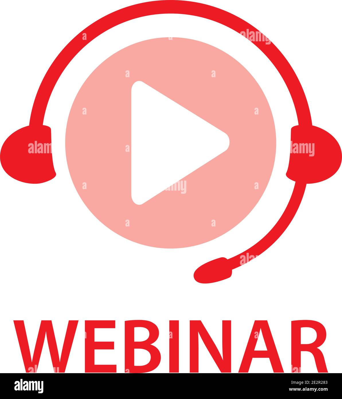 vector logo for online webinar Stock Vector Image & Art - Alamy