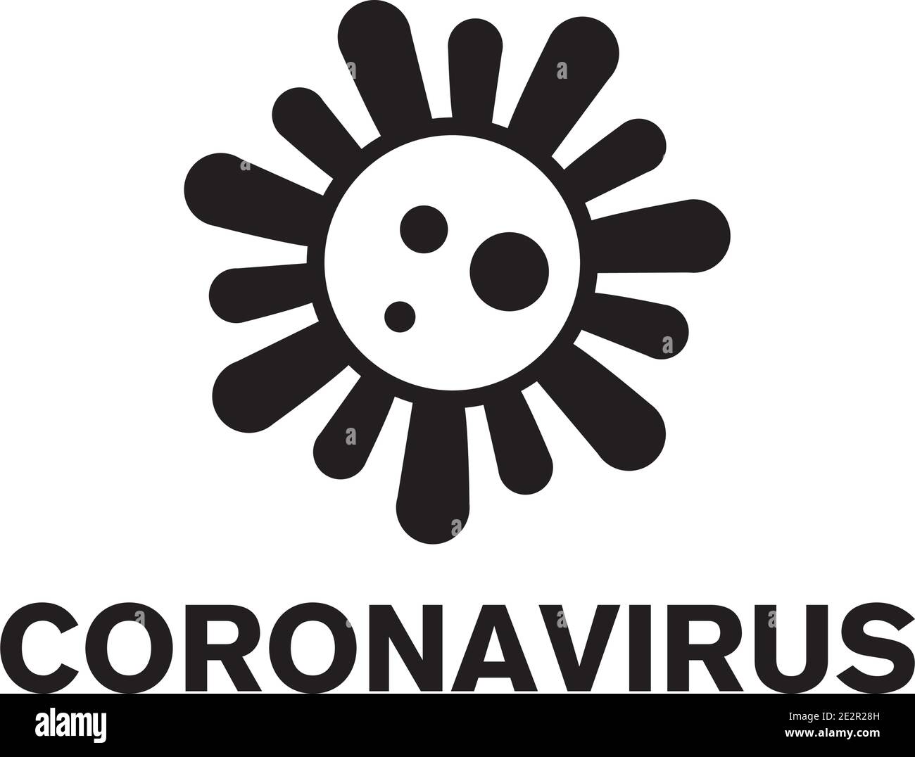 Vector logo of coronavirus disease Stock Vector Image & Art - Alamy