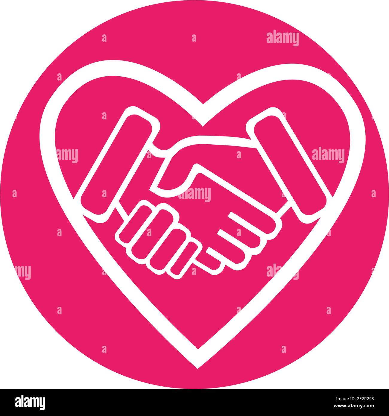 Hand Shake logo template Stock Vector Image & Art - Alamy