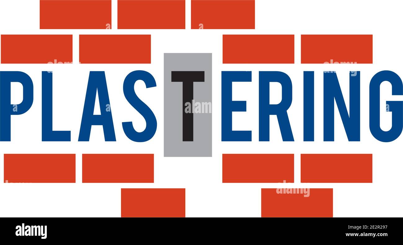 Vector logo of finishing company on plaster Stock Vector Image & Art ...