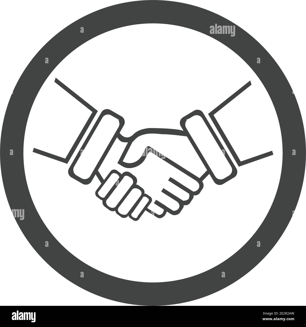 Hand Shake logo template Stock Vector Image & Art - Alamy