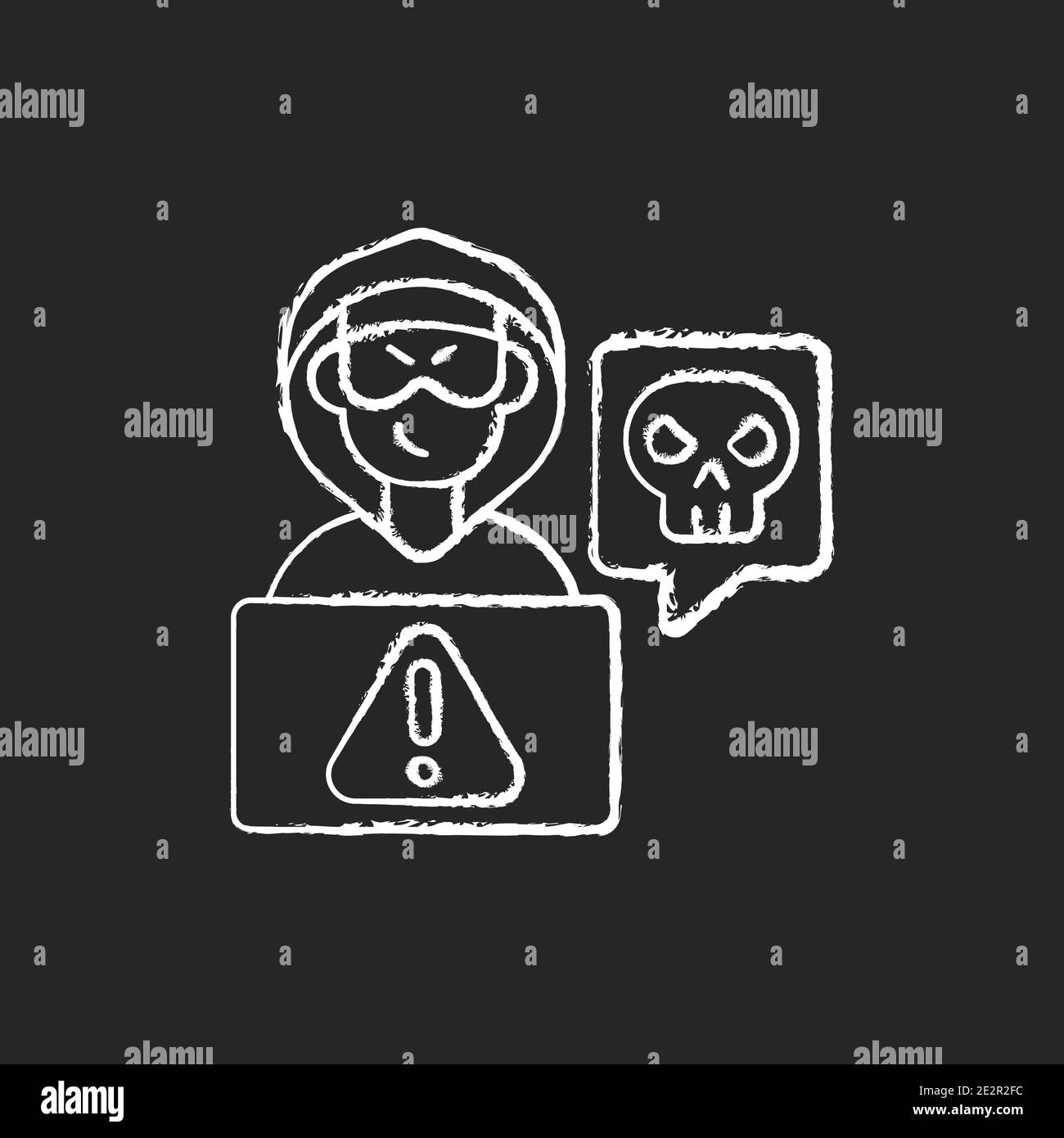 Digital stalking Stock Vector Images - Alamy