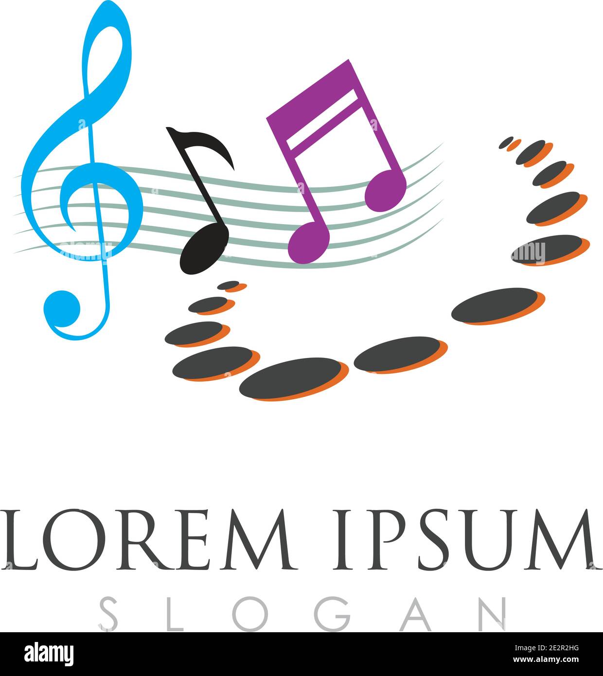 Music note symbols logo and icons template Stock Vector Image & Art - Alamy