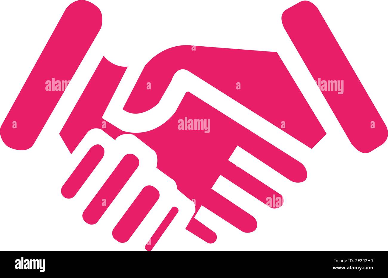 Hand Shake logo template Stock Vector Image & Art - Alamy