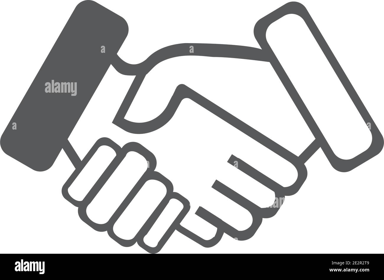 Hand Shake logo template Stock Vector Image & Art - Alamy