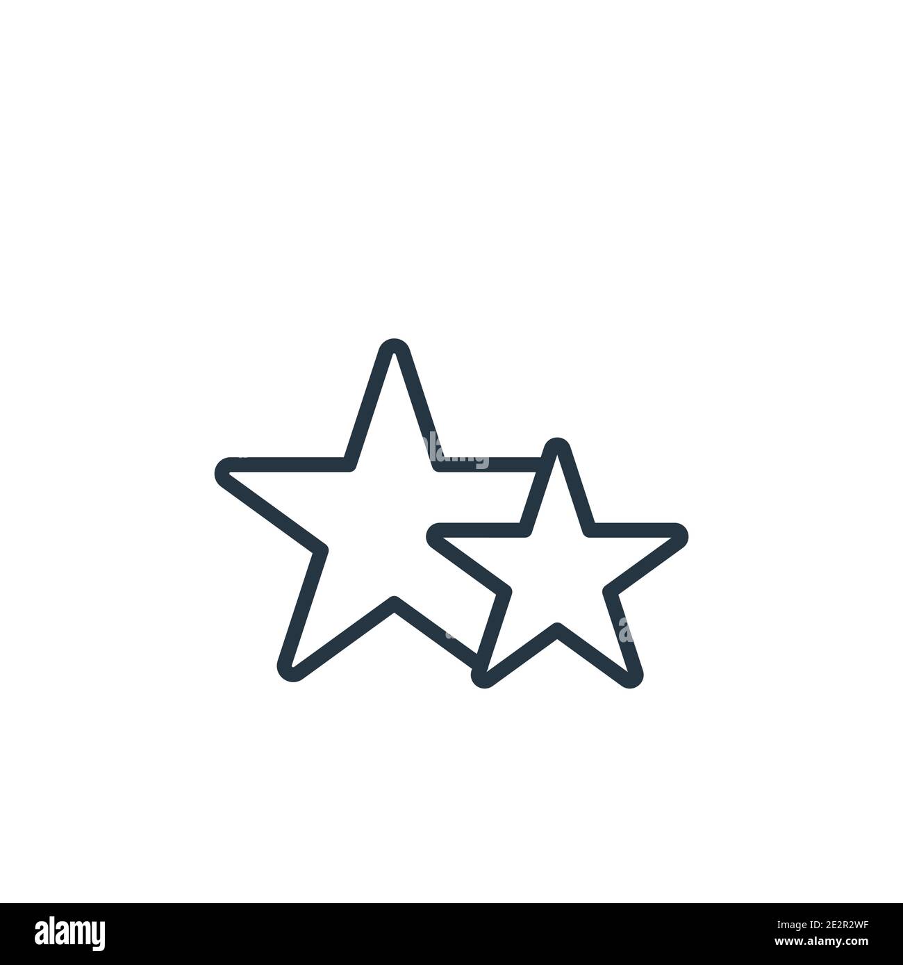Double Outline Star