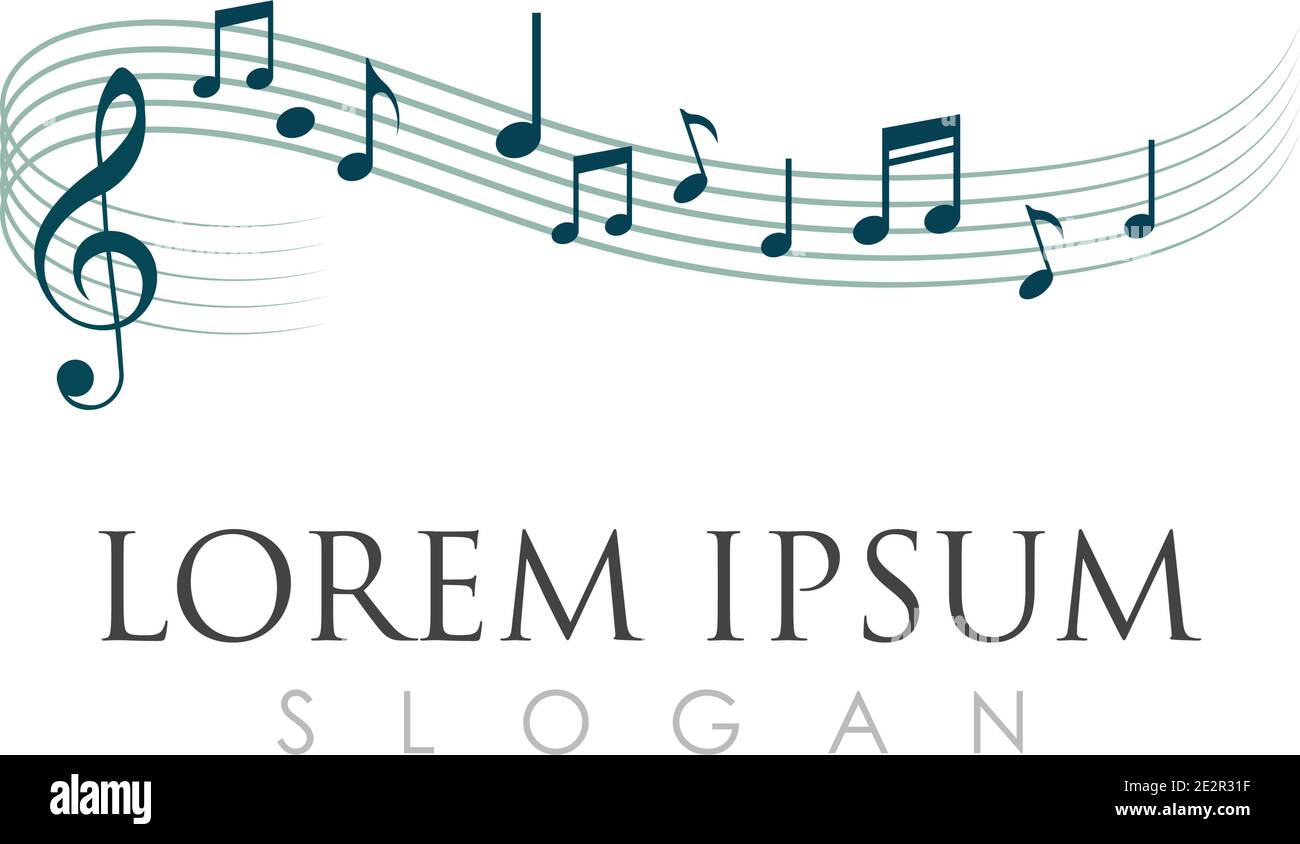 Music note symbols logo and icons template Stock Vector Image & Art - Alamy
