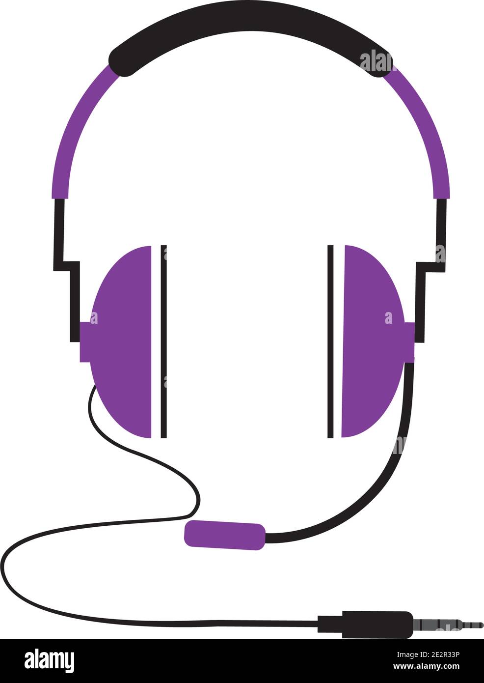headphones vector icon, call center icon Vector illustration design ...