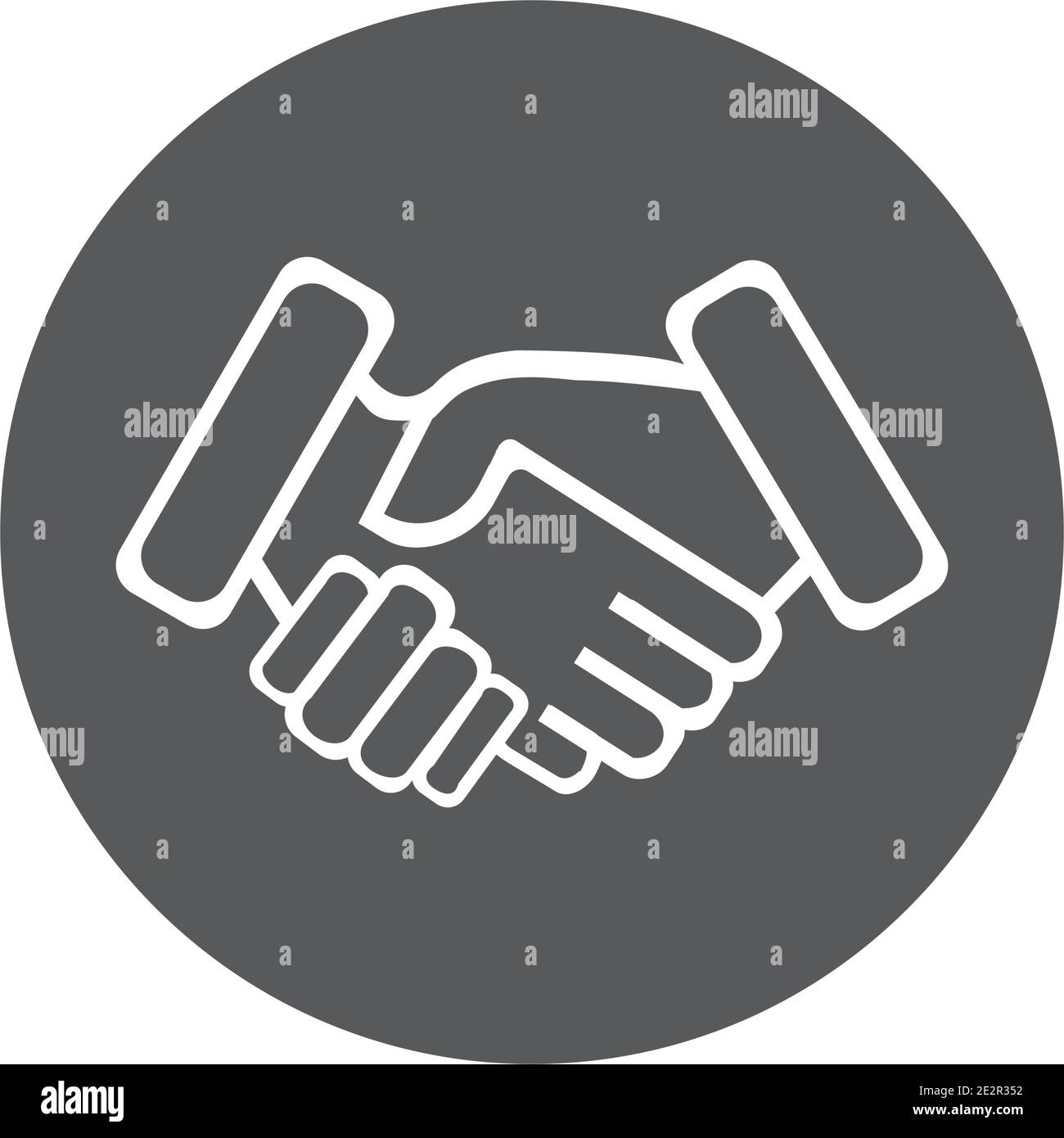 Hand Shake logo template Stock Vector Image & Art - Alamy