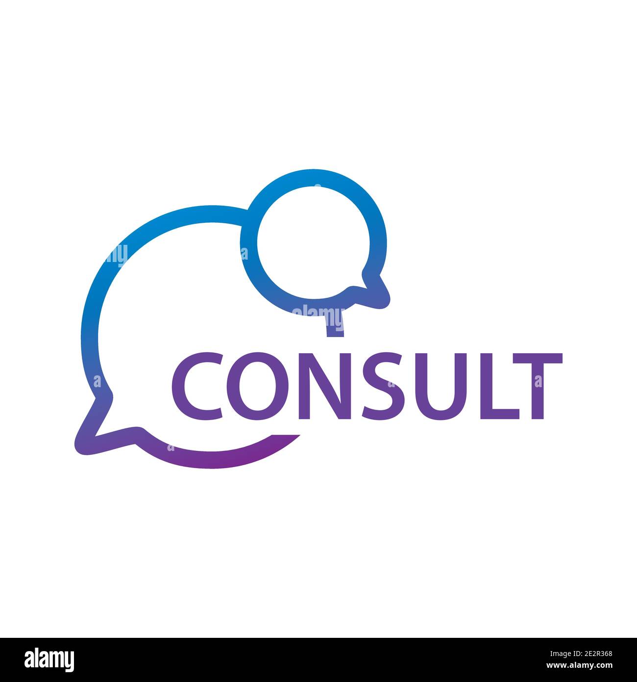 Vector logo of the consulting service Stock Vector Image & Art - Alamy