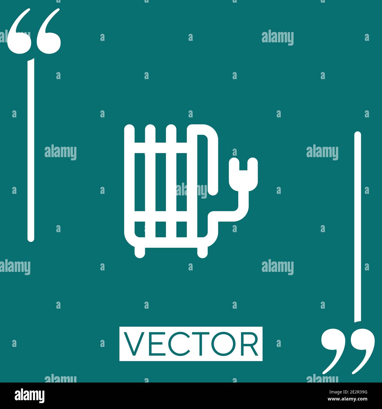 heating Linear icon. Editable stroke line Stock Vector Image & Art - Alamy
