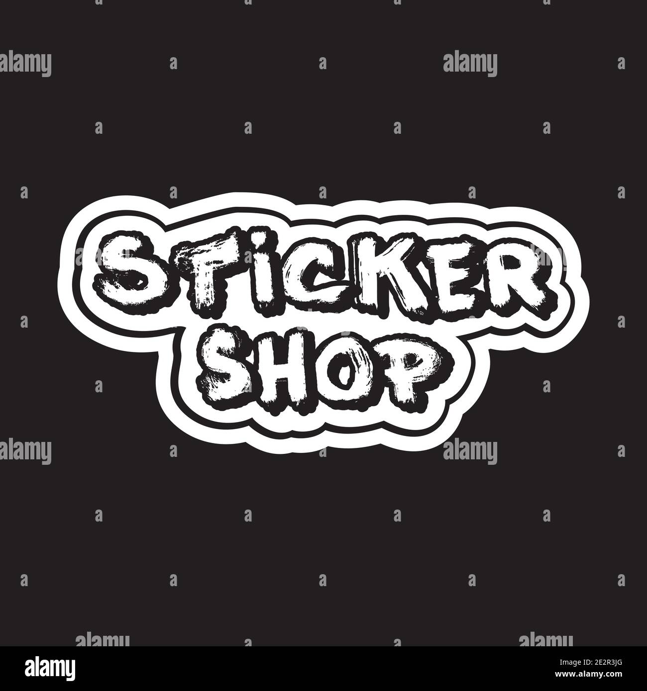 Stickershop Stock Vector Images - Alamy