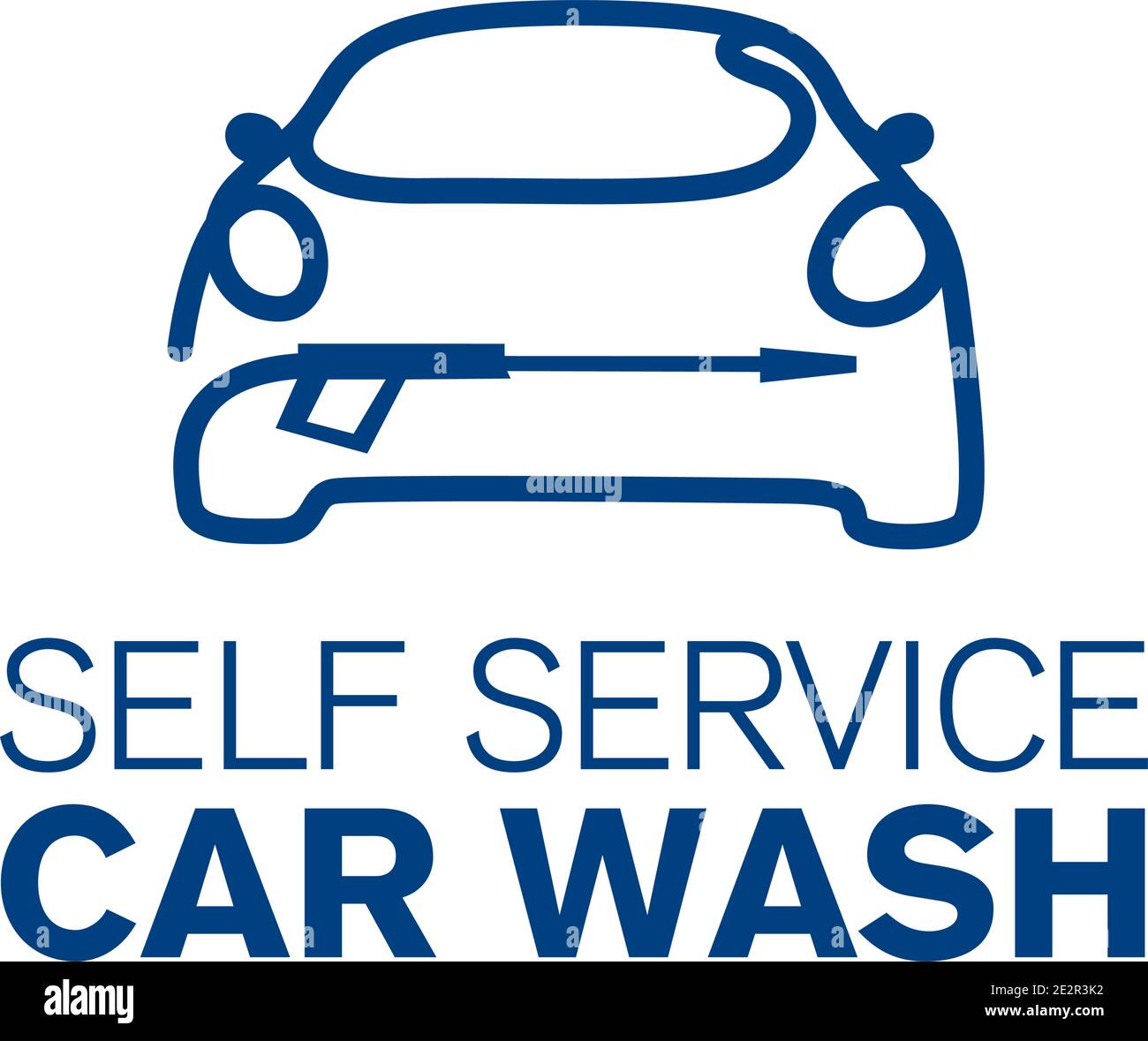 Vector logo of a self-service car wash Stock Vector Image & Art - Alamy