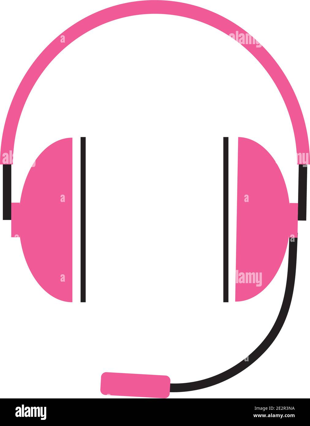 Athlete using wireless headphone Stock Vector Images - Alamy