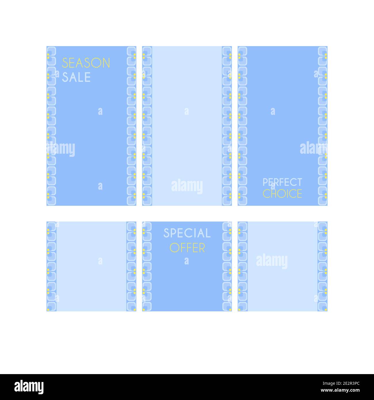 Modern decorative vector frames. Editable design templates for web ...