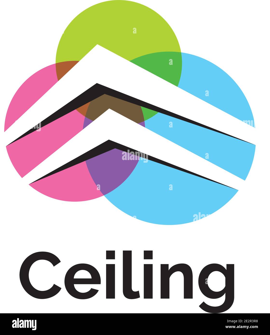 Vector logo of ceiling and stretch ceilings Stock Vector Image & Art ...