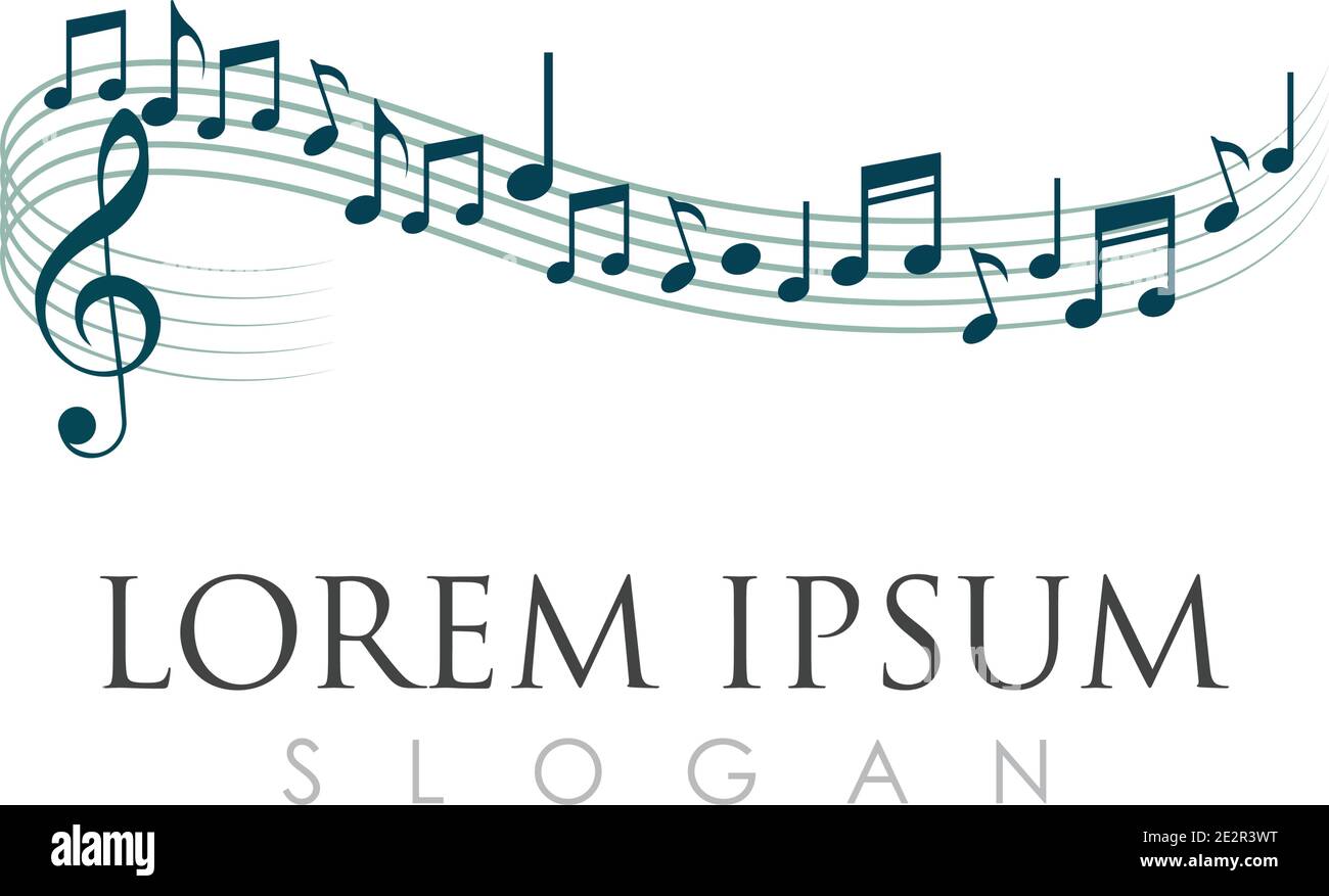 Music note symbols logo and icons template Stock Vector Image & Art - Alamy