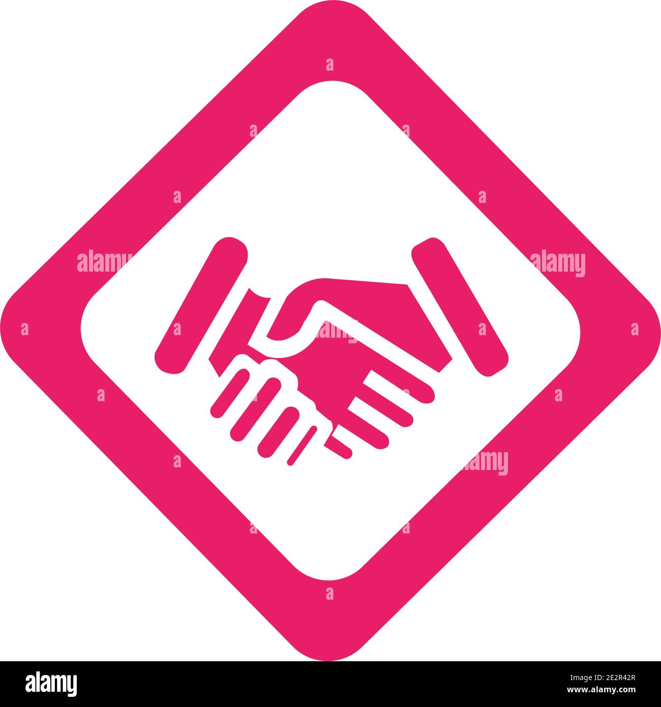 Hand Shake logo template Stock Vector Image & Art - Alamy