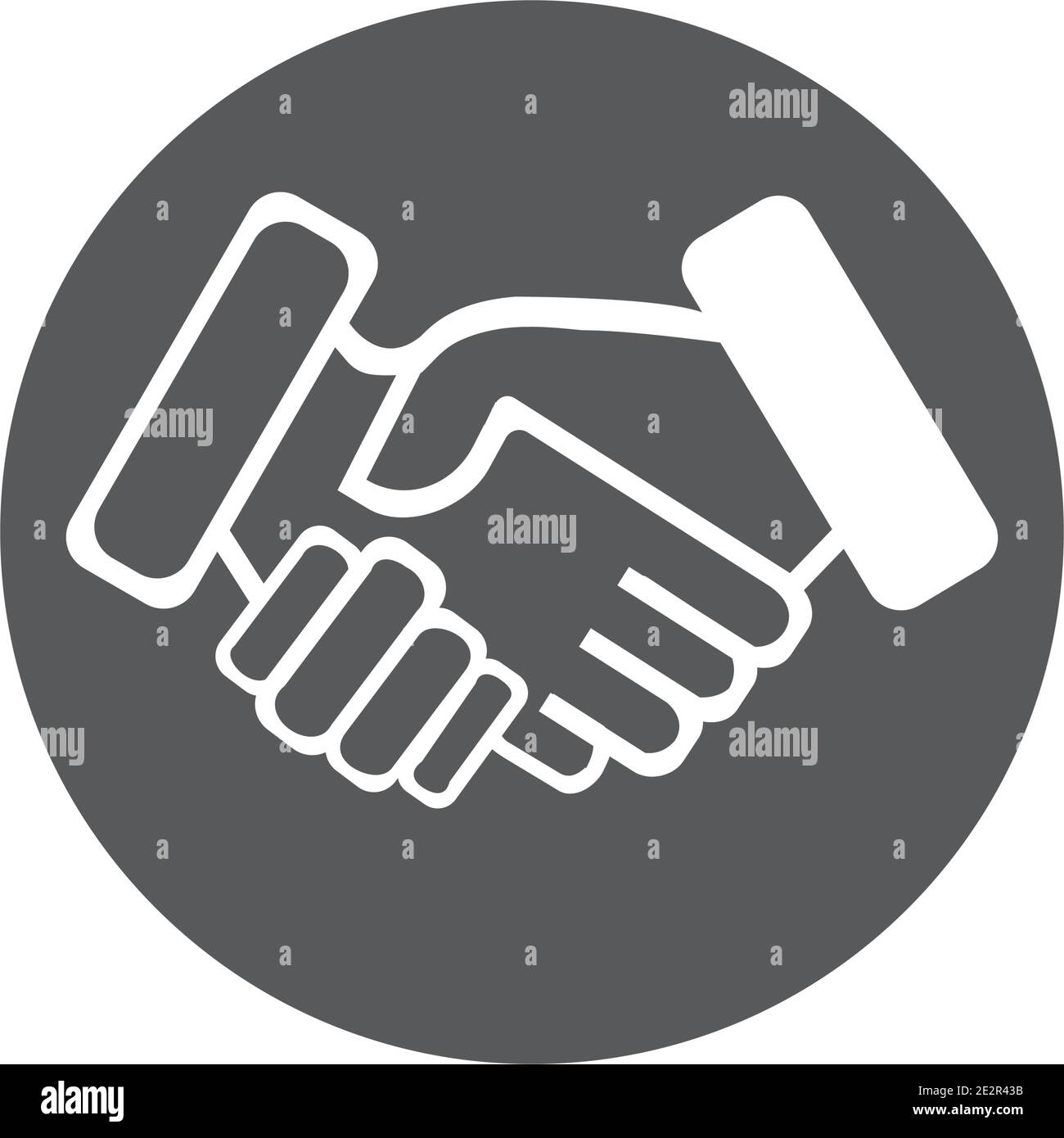 Hand Shake logo template Stock Vector Image & Art - Alamy