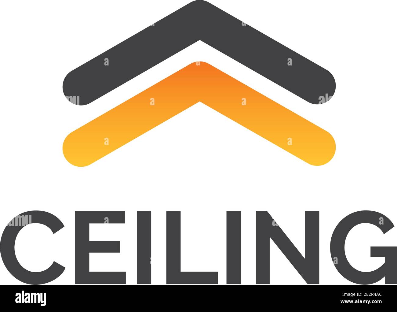Vector logo of ceiling and stretch ceilings Stock Vector Image & Art ...