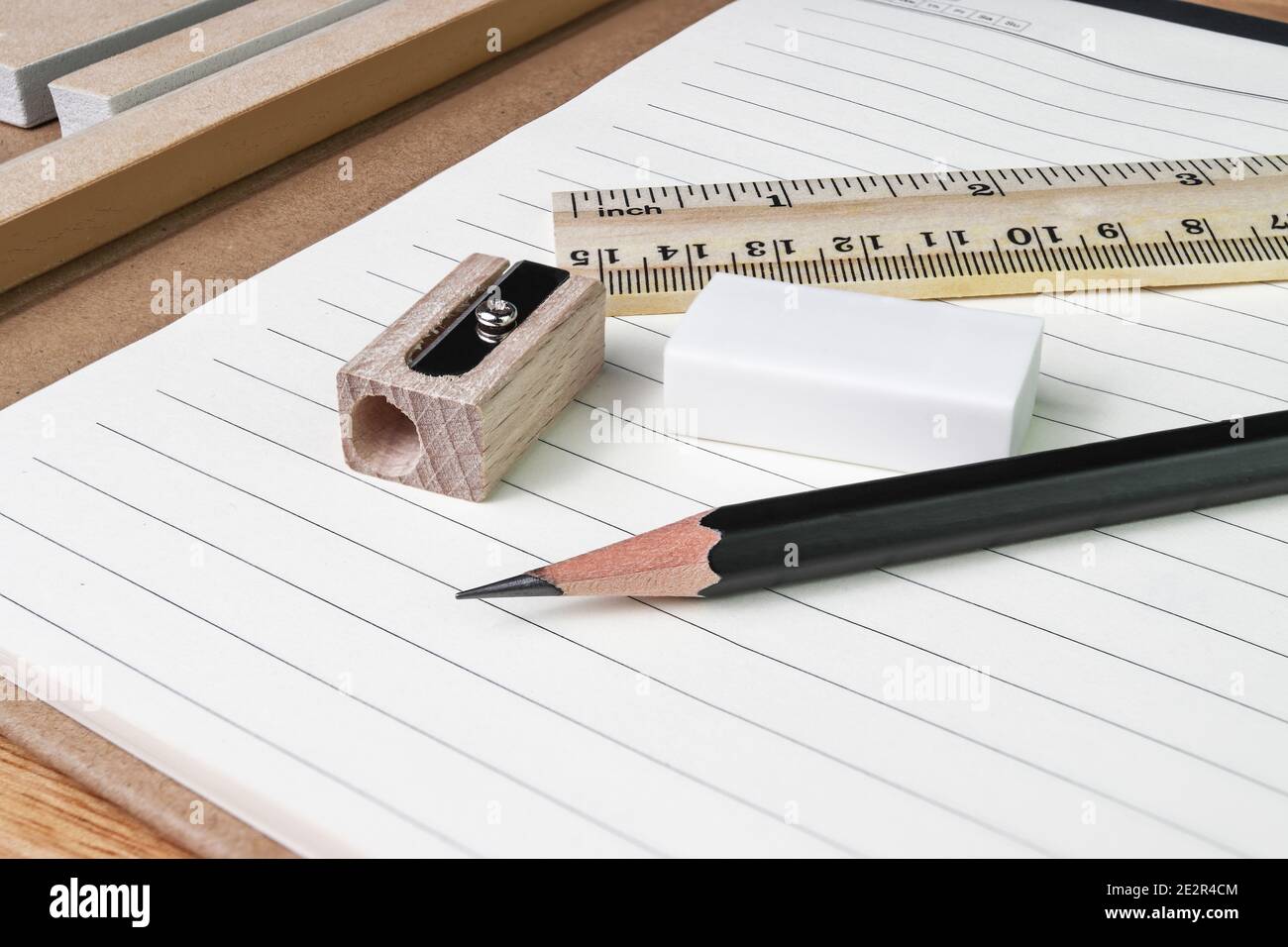 Eraser ruler hi-res stock photography and images - Alamy