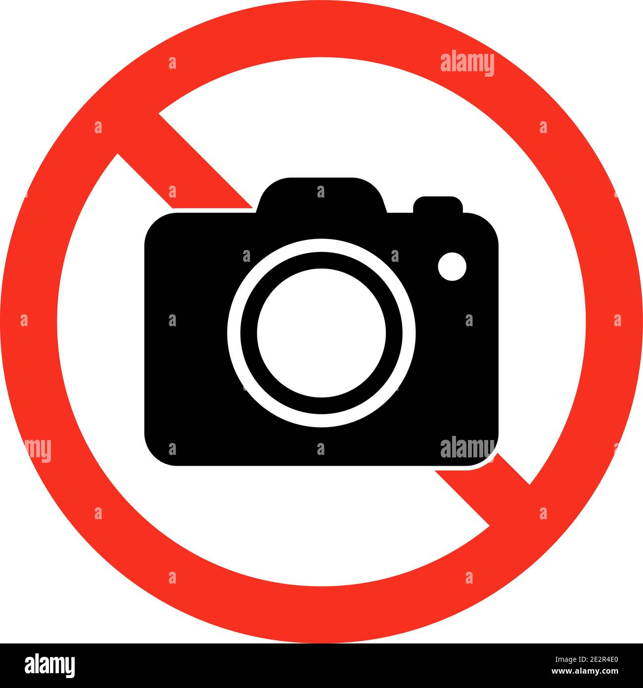 mobile phones and photography camera usage prohibition sign Stock ...
